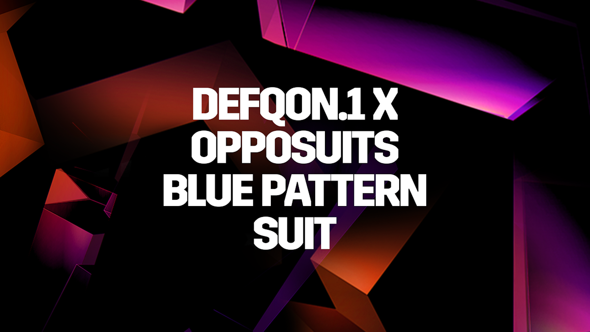 Defqon.1 Opposuits Blue Pattern Suit | Q-dance
